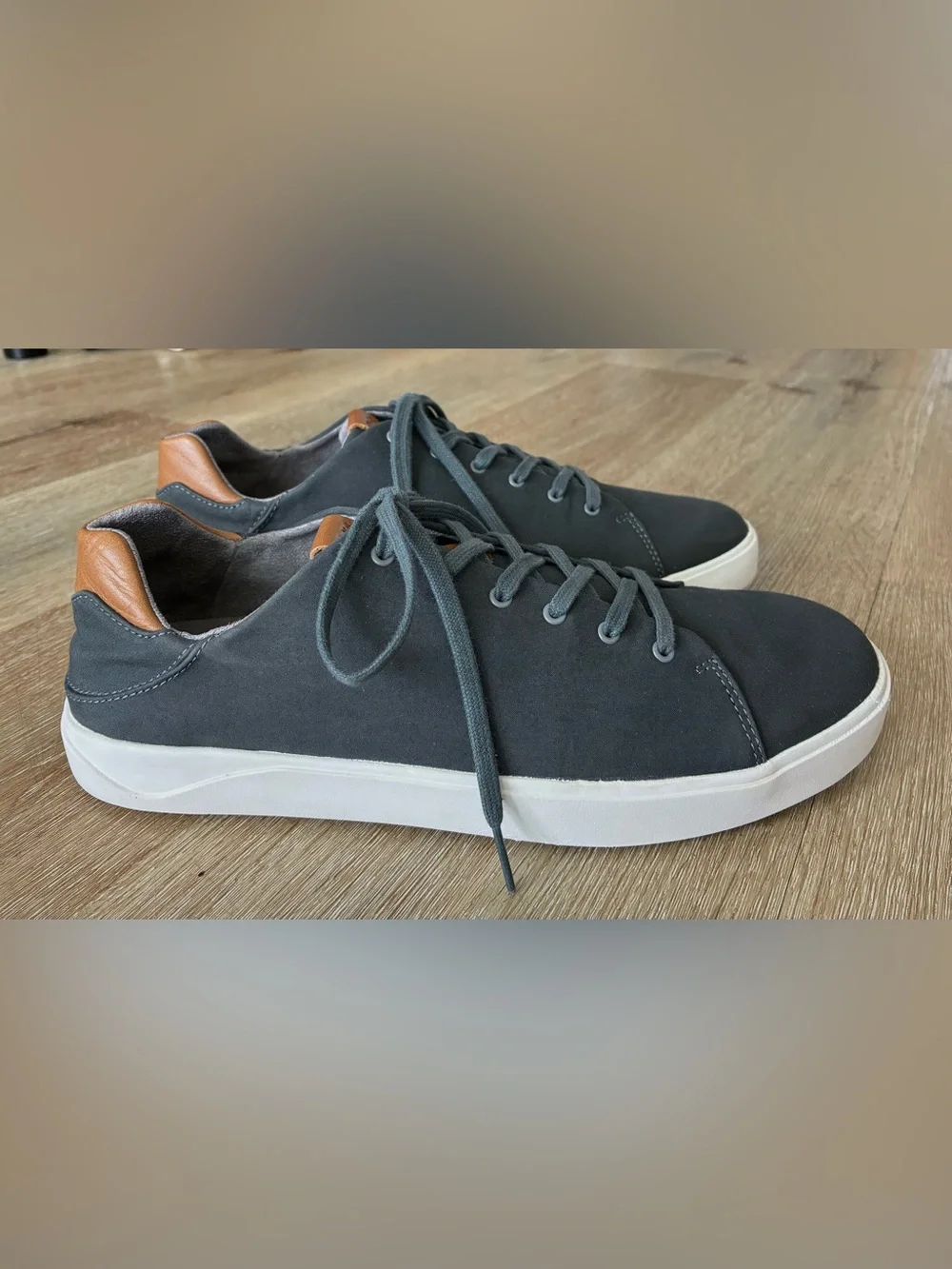 OluKai | Shoes | Olukai Lae Ahi Li Ili Sneakers Dark Gray Mens Shoes ...